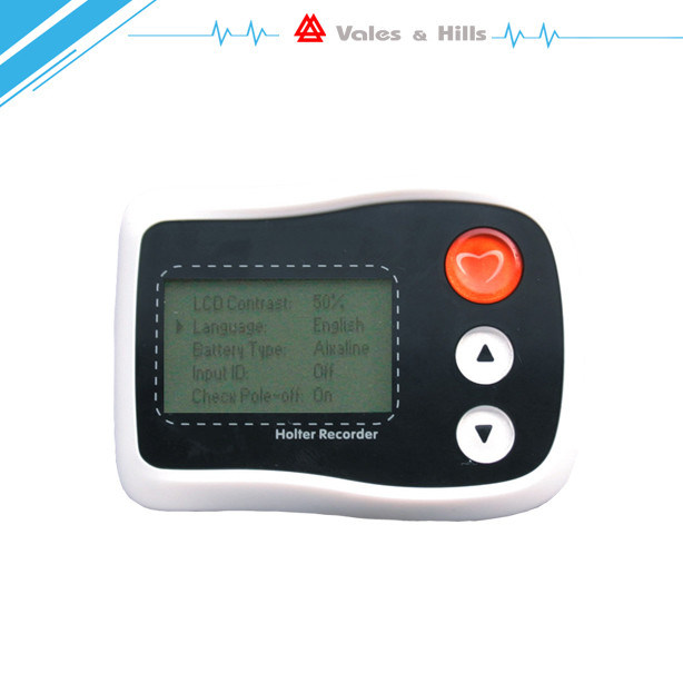 12 Channel / 3 Lead Medical Holter ECG Machine One AAA Battery For Hospital